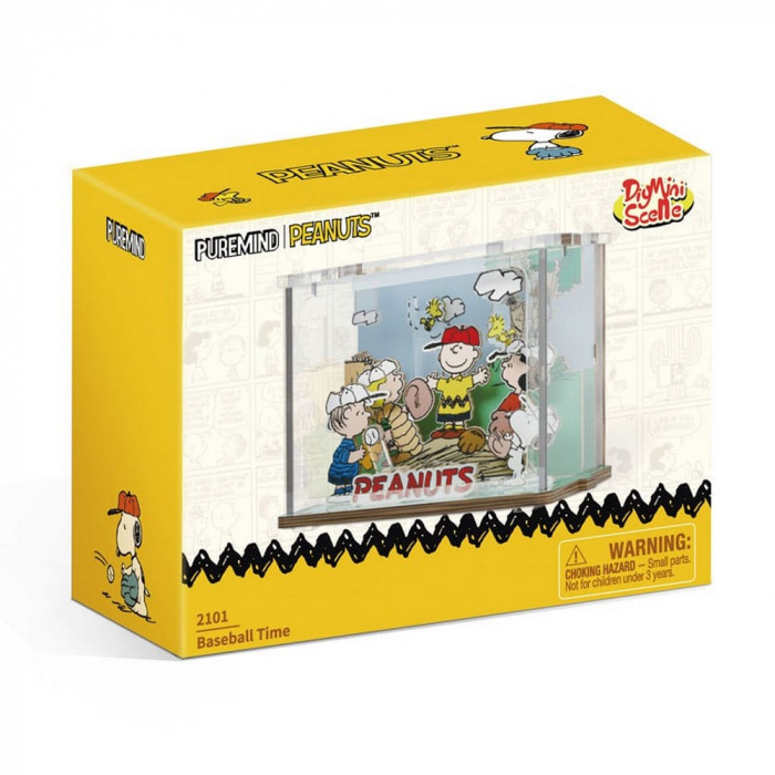 DIY assembly diorama Pantasy Peanuts Snoopy, Baseball (2101)