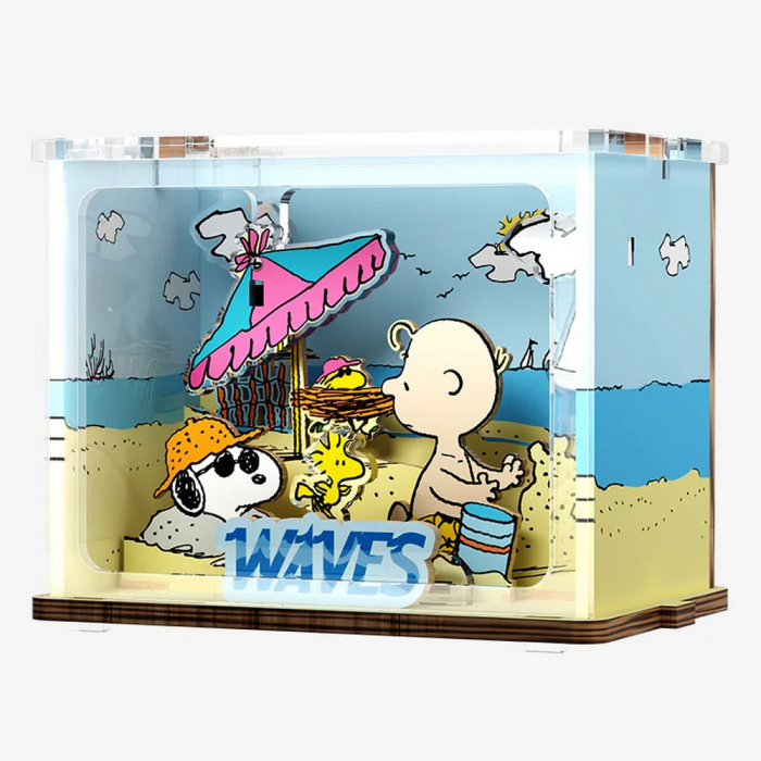 DIY assembly diorama Pantasy Peanuts Snoopy, Waves (2103)