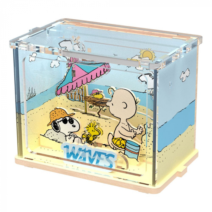 DIY assembly diorama Pantasy Peanuts Snoopy, Waves (2103)