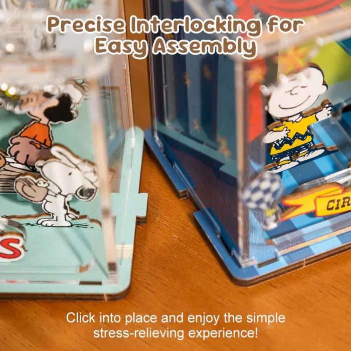 DIY assembly diorama Pantasy Peanuts Snoopy, Circus (2102)