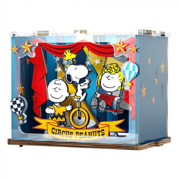 DIY assembly diorama Puremind Peanuts Snoopy, Circus (2102)