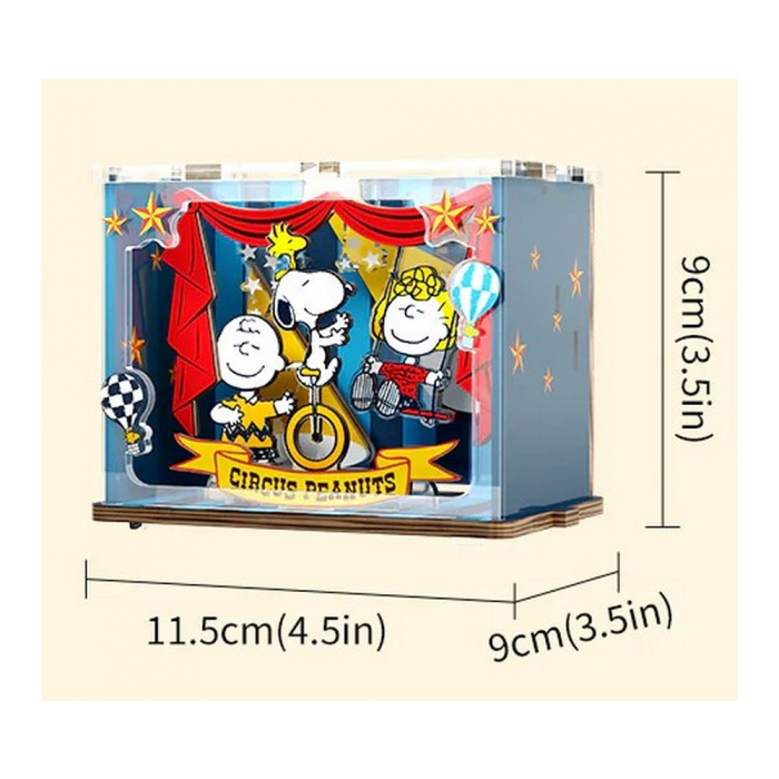 DIY assembly diorama Pantasy Peanuts Snoopy, Circus (2102)