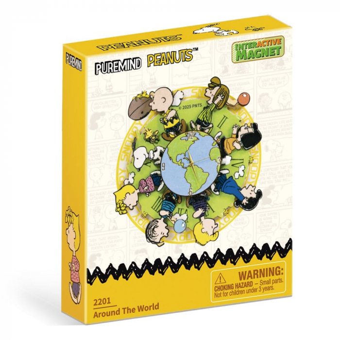 Interactive Magnet Puremind Peanuts Snoopy, Around the World (2201)