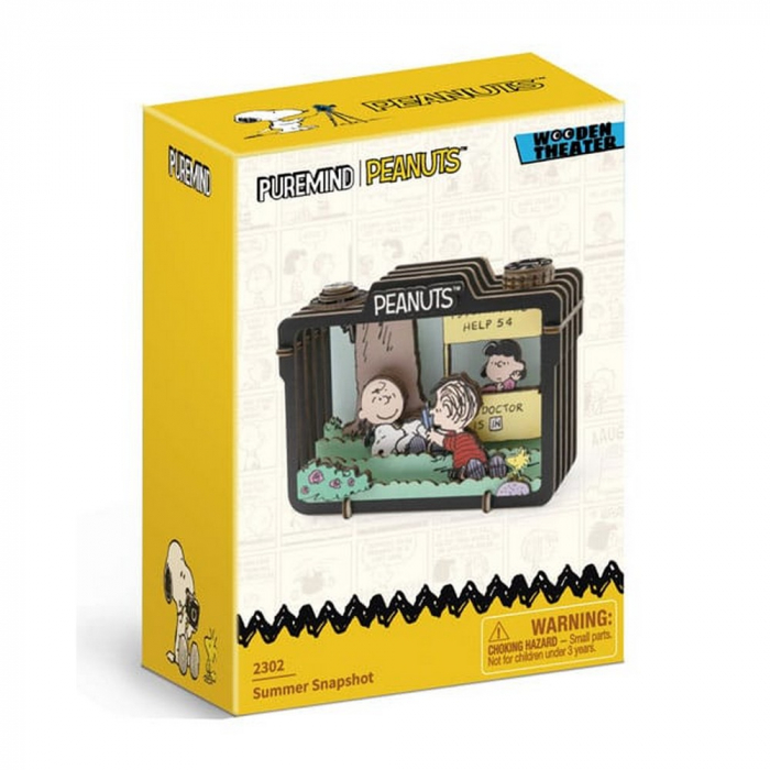 DIY assembly 3D diorama Pantasy Peanuts Snoopy, Camera (2302)