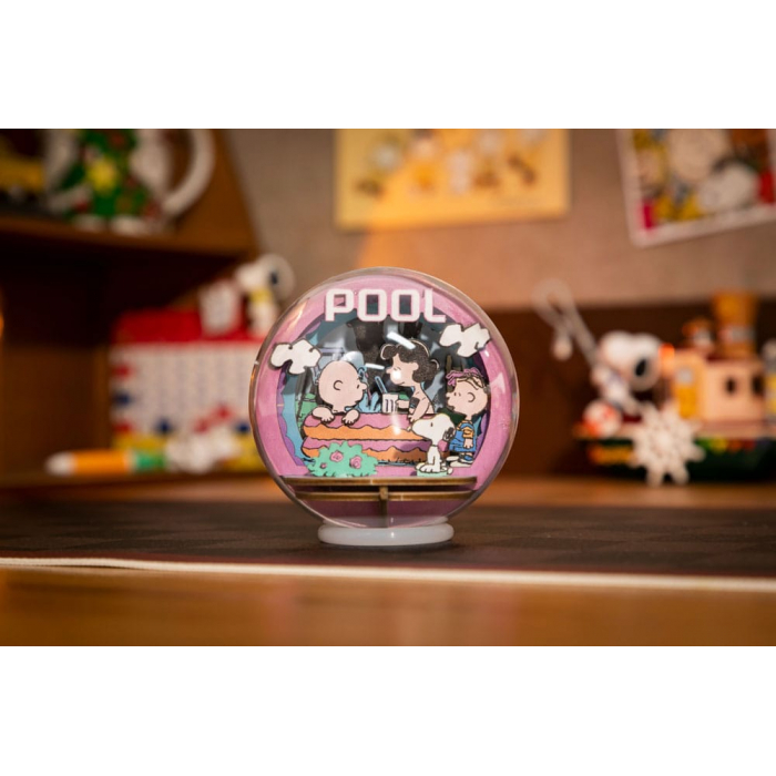 DIY assembly 3D diorama Pantasy Peanuts Snoopy, Pool (2404)