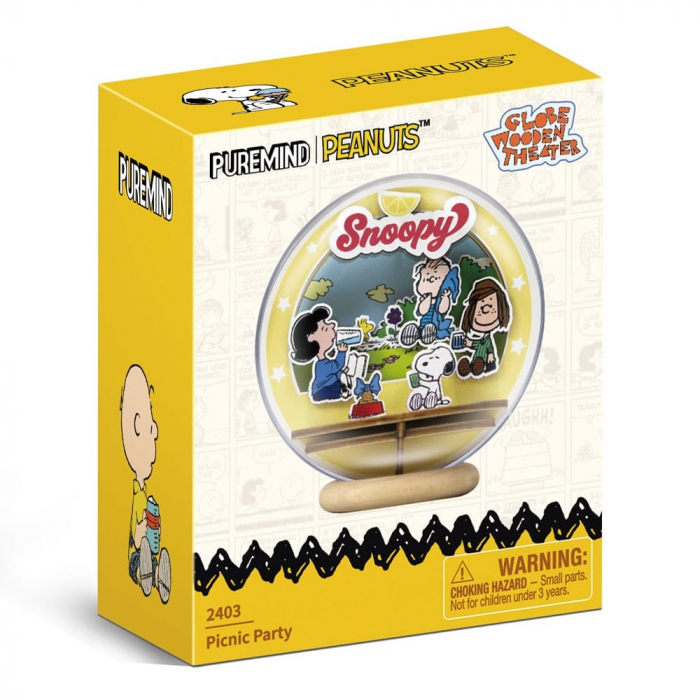 DIY assembly 3D diorama Pantasy Peanuts Snoopy, Picnic Party (2403)