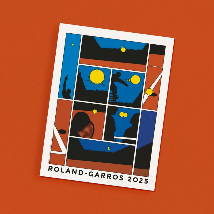 Official Poster Roland-Garros Paris (2025)