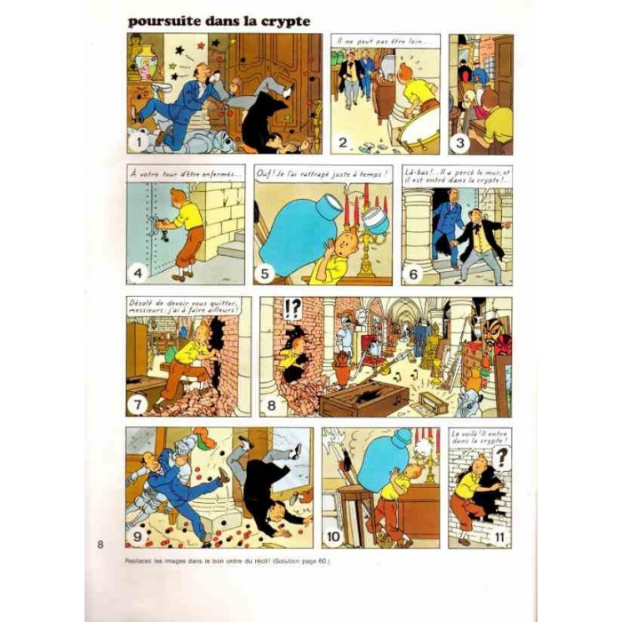 Livre-jeux Casterman des aventures de Tintin: Jouons avec Tintin, Hergé ...