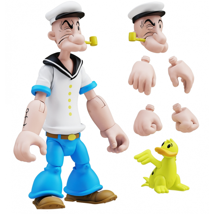 Figura articulable colección Boss Fight Studio Popeye 1º aparición (Blanco)