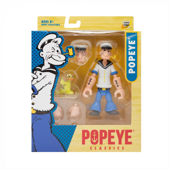 Collectible articulated Figure Boss Fight Studio Popeye 1st Appearance (White)