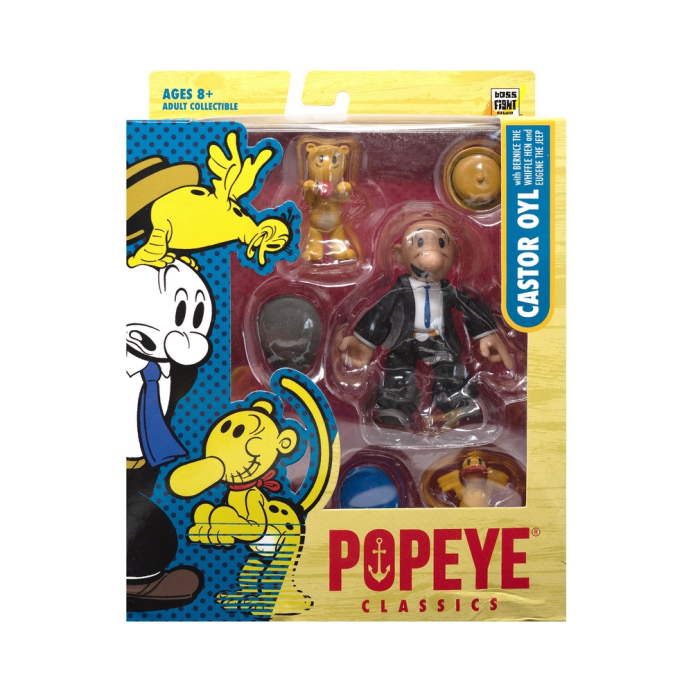 Figura articulable colección Boss Fight Studio Popeye (Castor Oyl)