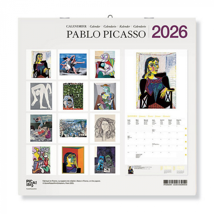 Wall Calendar, Pablo Picasso 30x30cm (2026)