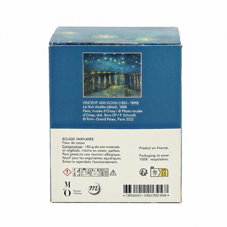 Scented candle Vincent van Gogh, The Starry Night (Cotton flower fragrance)