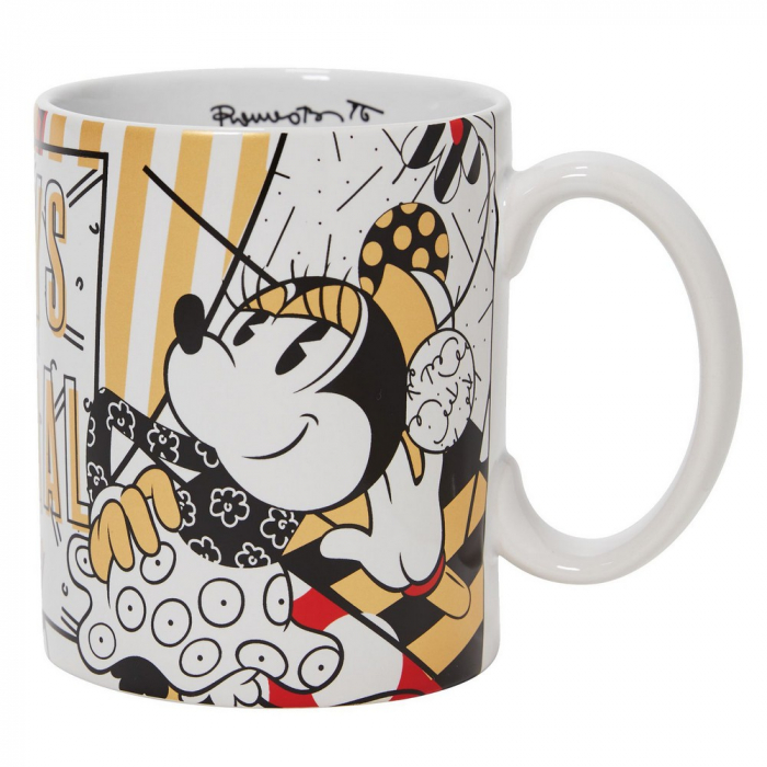 Taza mug Enesco Disney by Britto (Mickey y Minnie Mouse versión Midas)