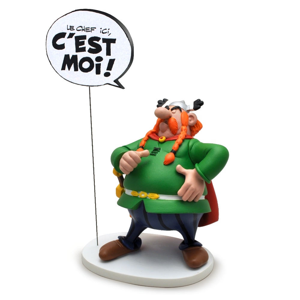 Figure Plastoy Astérix: Chief Vitalstatistix le chef ici, c'est moi ...