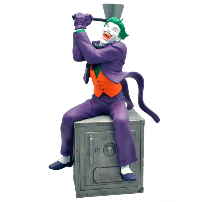 Collectible Moneybox figurine Plastoy DC Comics, Joker and strongbox ...