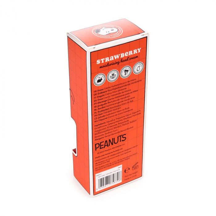 Crema hidratante de manos Peanuts Snoopy 75ml (Fresa)