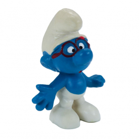 The Smurfs Schleich® Figure - Brainy Smurf (20006)