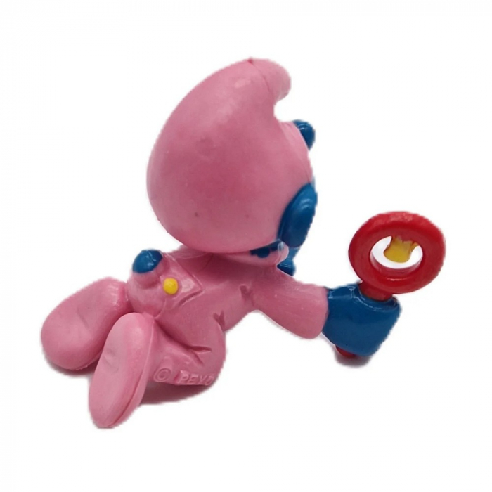 The Smurfs Schleich® Figure - Pink Baby Smurf with Rattle (20202)