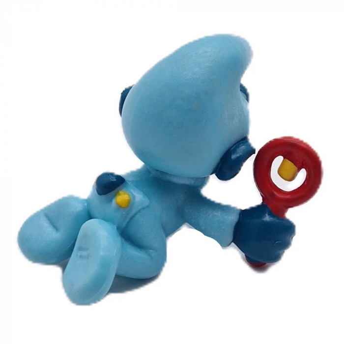 The Smurfs Schleich® Figure - Blue Baby Smurf with Rattle (20203)