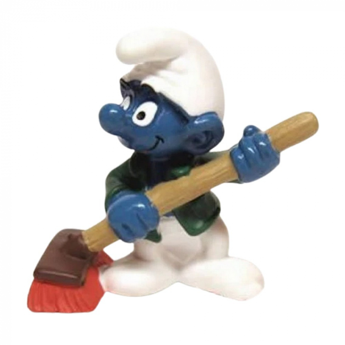 The Smurfs Schleich® Figure - Smurf with a broom (20462)