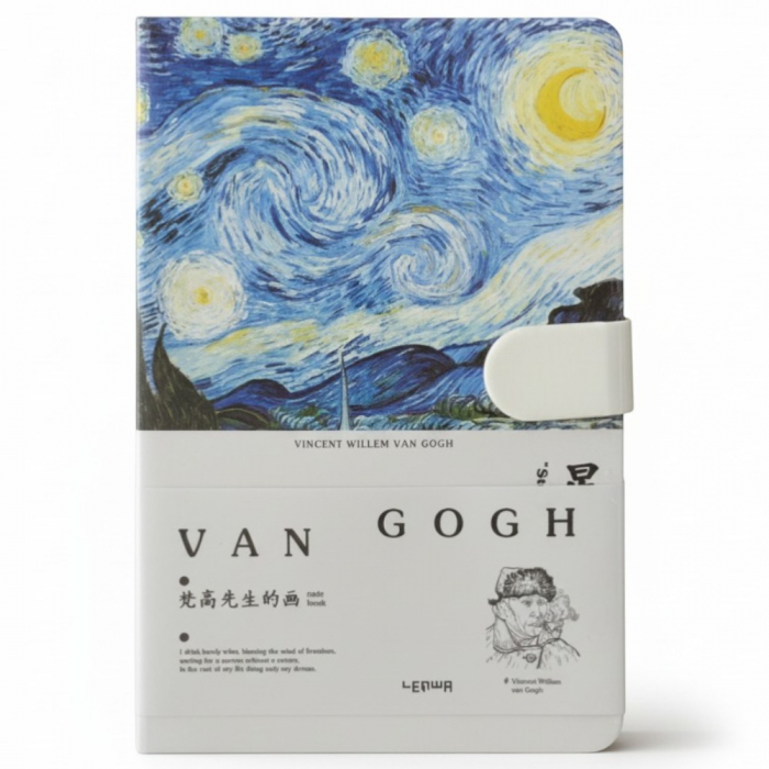 Lenwa Notebook Vincent Van Gogh, The Starry Night (13x19,4cm)