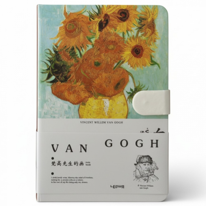Lenwa Notebook Vincent Van Gogh, Sunflowers (13x19,4cm)