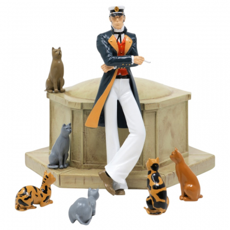 Figurine de collection Pixi Corto Maltese et les chats (6950)