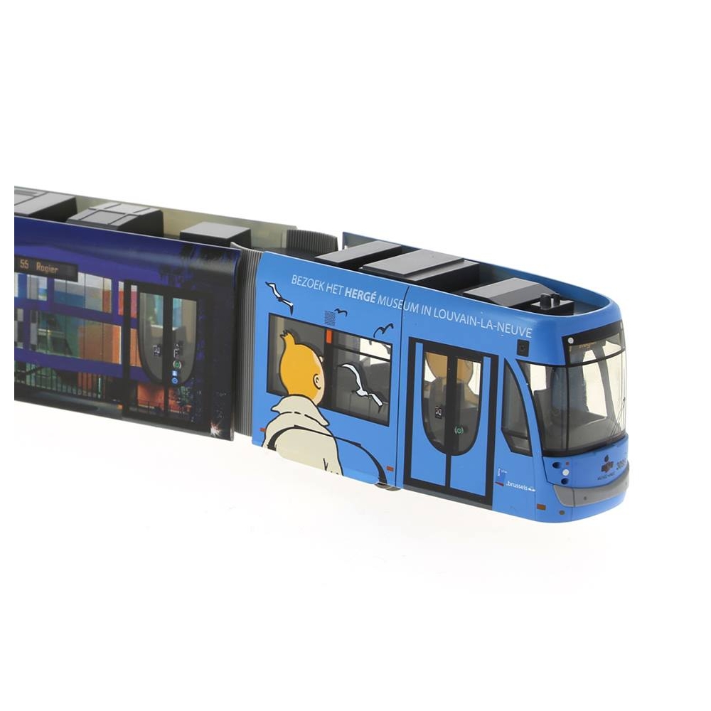 Model of the Belgian Tram STIB T3000 Tintin Moulinsart 1/87 (2018) - BD ...