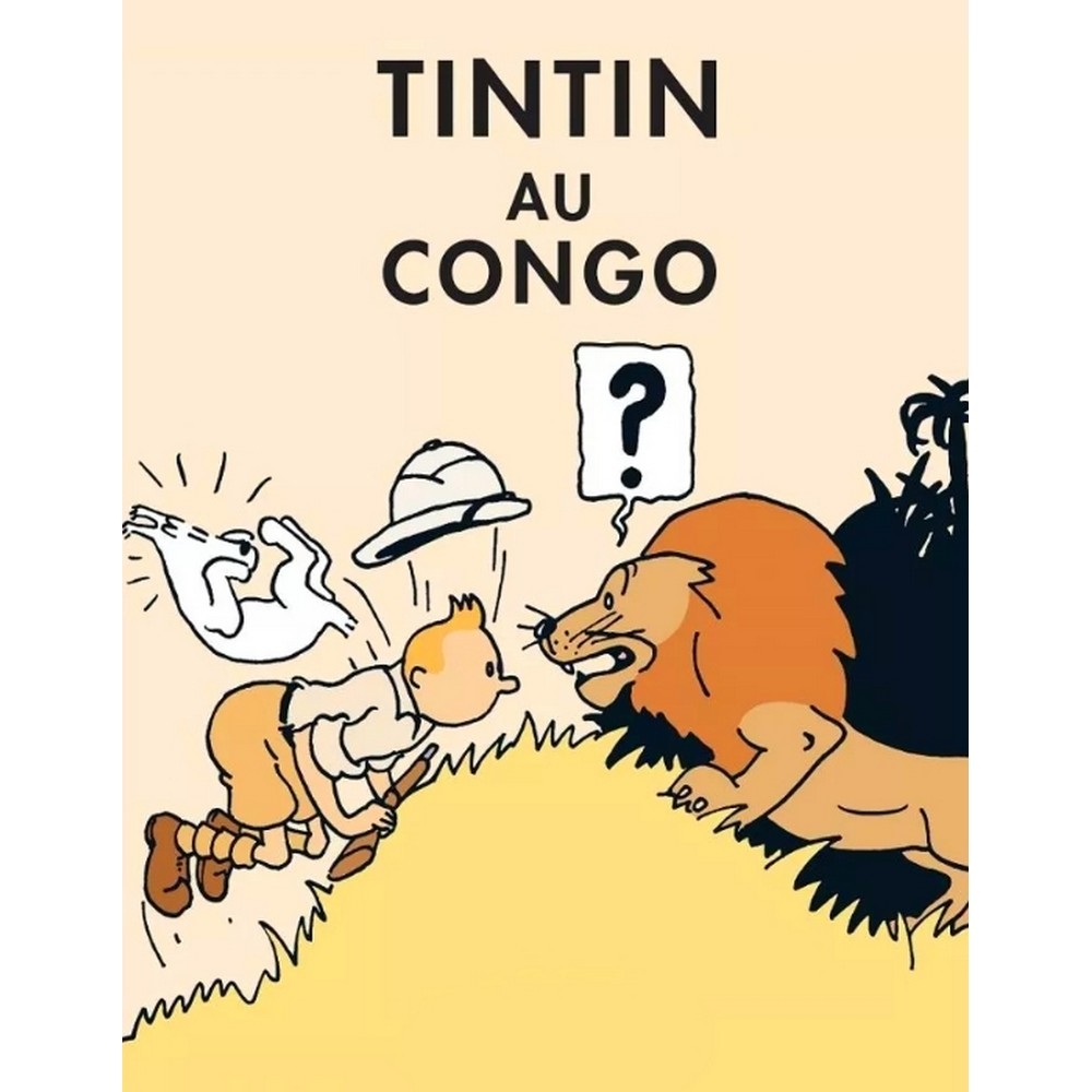 Postcard Tintin Album: Tintin in the Congo 300914 (10x15cm) - BD addik
