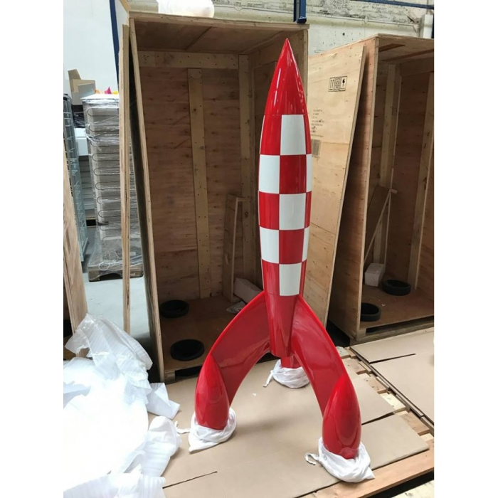 Collectible Resin Moon Rocket Tintin Moulinsart 150cm (46999)
