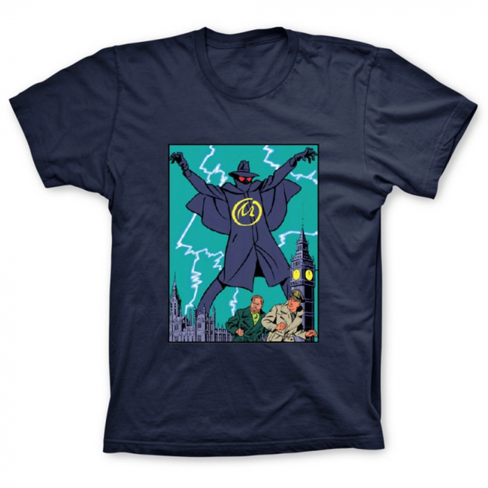 Camiseta 100% algodón Blake y Mortimer, La Marca Amarilla 1953 (Azul)